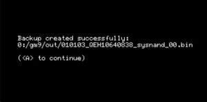 Backup Restore DS System With GodMode CFWaifu