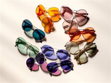Premium Ai Image Modern Protection White Sunglasses