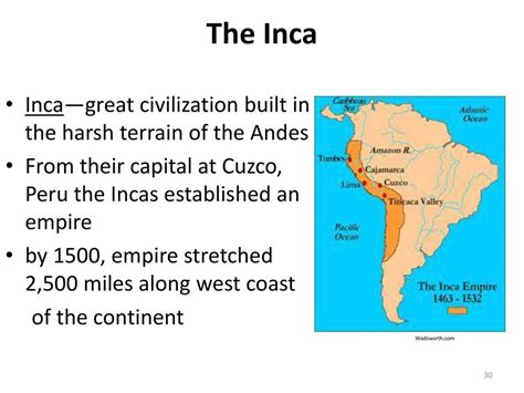 Inca Summary Of Civilization Inca Civilization Map Ydfqn