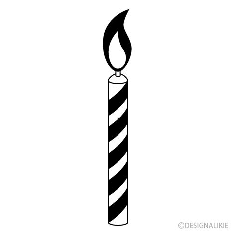 Candle Black And White