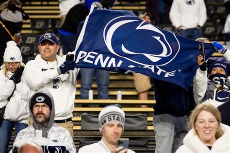 Penn State Fans Celebrate Blow Out Win At Purdue Faces In The Crowd