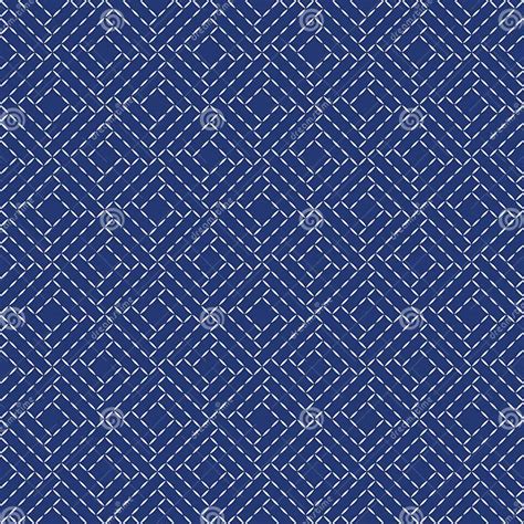 Japanese Sashiko Seamless Vector Patterns Asian Embroidery Motifs