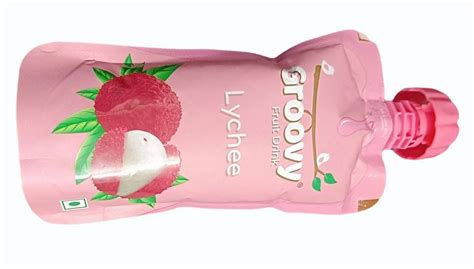 Pink Groovy Lychee Fruit Drink Packaging Size 125 Ml Packaging Type