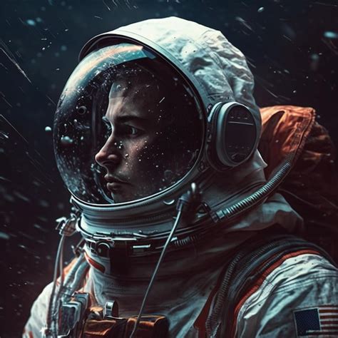 Premium Ai Image A Man In An Astronaut Suit With The Word Nasa On The