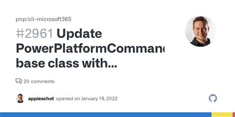 update powerplatformcommand base class with authentication options · issue 2961 · pnp cli