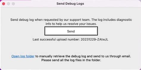 how to send sos debug logs splashtop business support