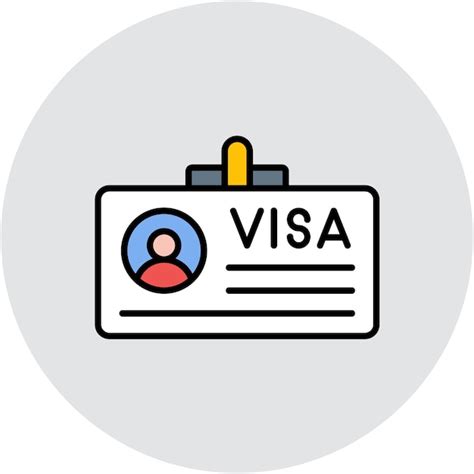 Premium Vector Visa Vector Illustration Style