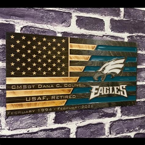 Custom Badge Correction Officer Gray Thin Line Usa Wooden American Flag