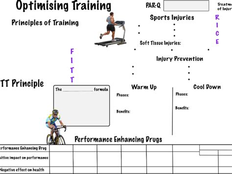 Optimising Training Gcse Pe Edexcel Revision Sheet Teaching Resources