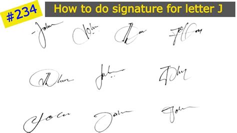 John Name Signature John Signature Online Signature English Name