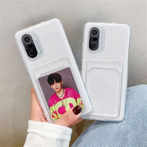 เคสใสใส่บัตรได้ ใส่รูป รุ่น สําหรับ Xiaomi Mi 9t 10t 11t 12t 11 Lite