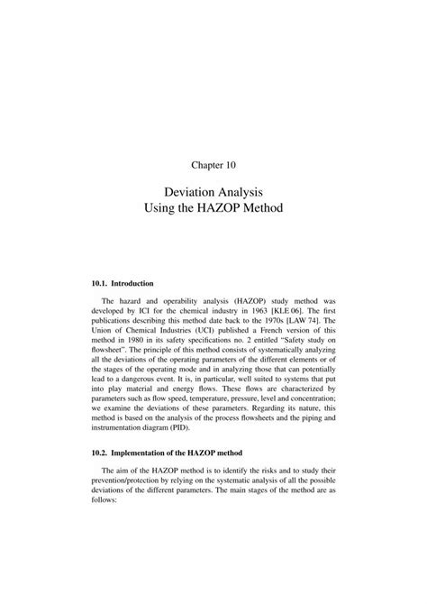 Pdf Risk Analysis Socio Technical And Industrial Systems Deviation Analysis Using The