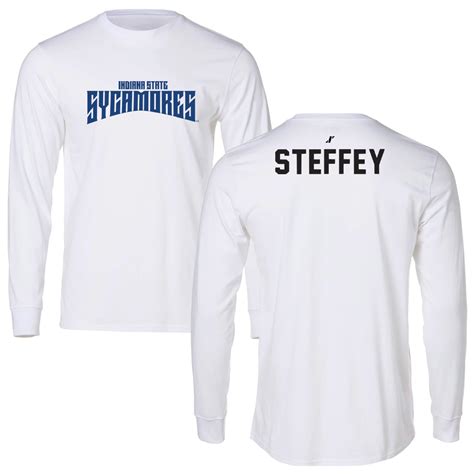 Allison Steffey Indiana State University Tf And Xc White Classic Performance Long Sleeve