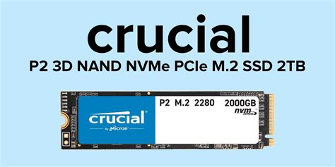 Crucial Tb P D Nand Nvme Pcie M Ssd Up To Mbps Reading Speed Black Ct P Ssd Tb