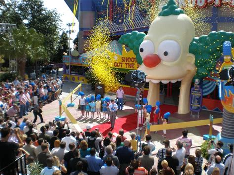 Photo Tr The Simpsons Ride Opening Celebration Photo Trip Report
