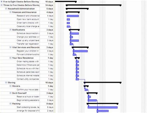 Office Move Project Plan Template Simple Template Design