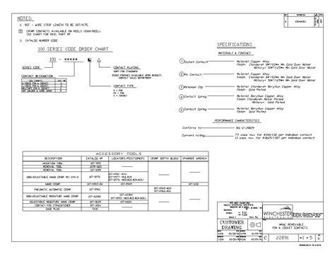 M39029 Datasheet15 Pages Winchester Mrac Removable Pin And Socket