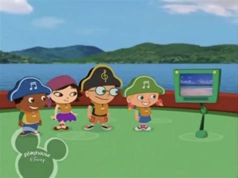 Captain Leo Pirate Annie Pirate June And Pirate Quincy Looking At The