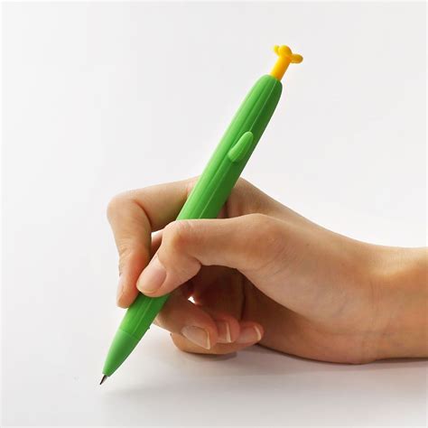핑크풋 선인장샤프 Ver2 05mm 1개 채소샤프 실리콘샤프 야채샤프 문구 단체선물 필기 홈플러스 익스프레스