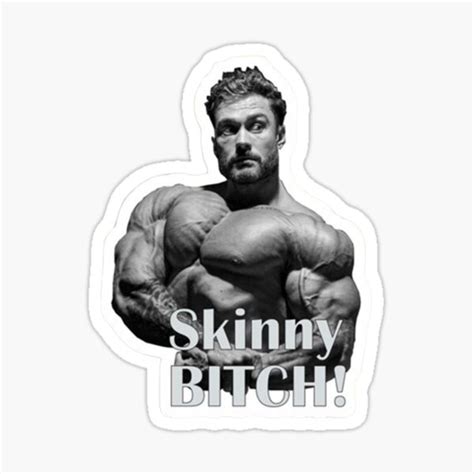 Cbum Skinny Bitch Sticker By Iamtherata Redbubble