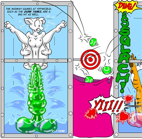 Rule 34 Absurd Res Anthro Carnival Game Dildo Dunk Tank English Text