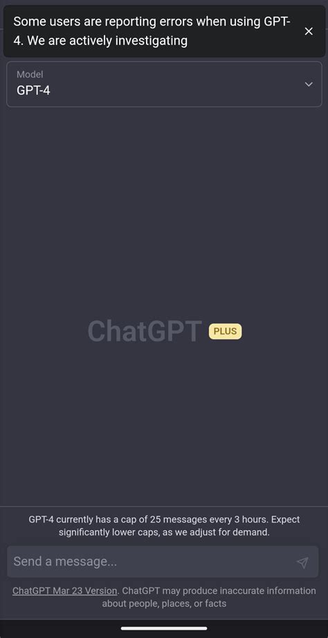 Gpt 4 Not Responding Something Went Wrong Rchatgpt