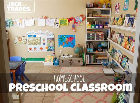 Jack Of All Trades Home School Preschool Classroom Set Up