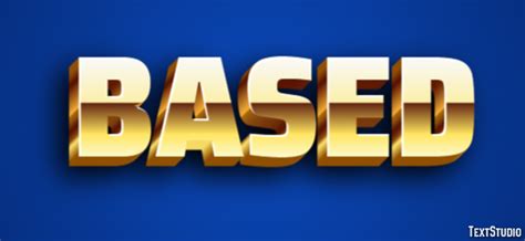 based text effect and logo design word