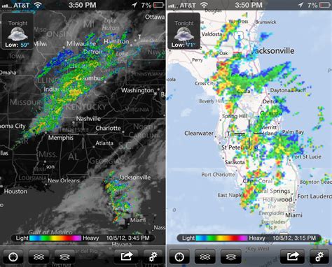 MyRadar Weather Radar Gains New Map Data And IPhone 5 Support