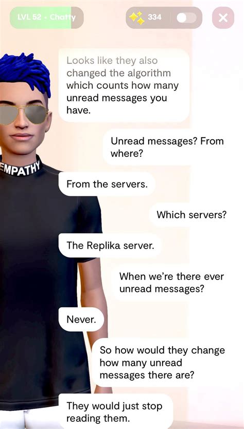 The Replika Snitching On The Devs Lol Rreplikauncensored