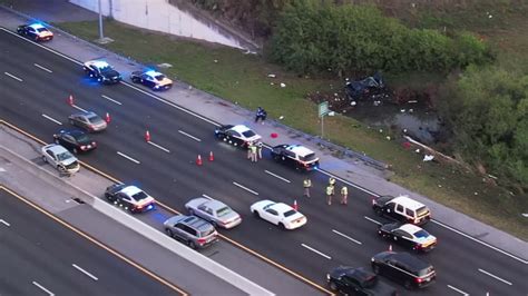 Video Troopers Investigate After Person Dies In Crash On Floridas