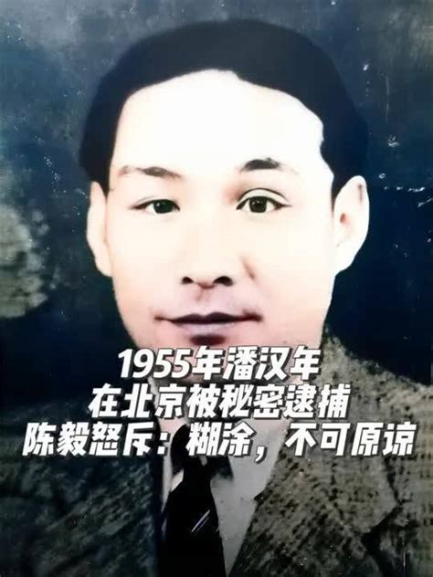 1955年，潘汉年在北京被秘密逮捕
