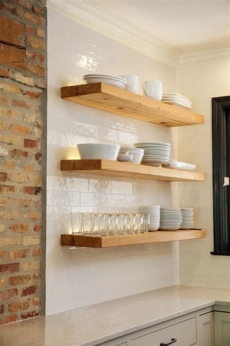 Floating Shelves Light Up A Modern Kitchen Remodel Modern Kitchen