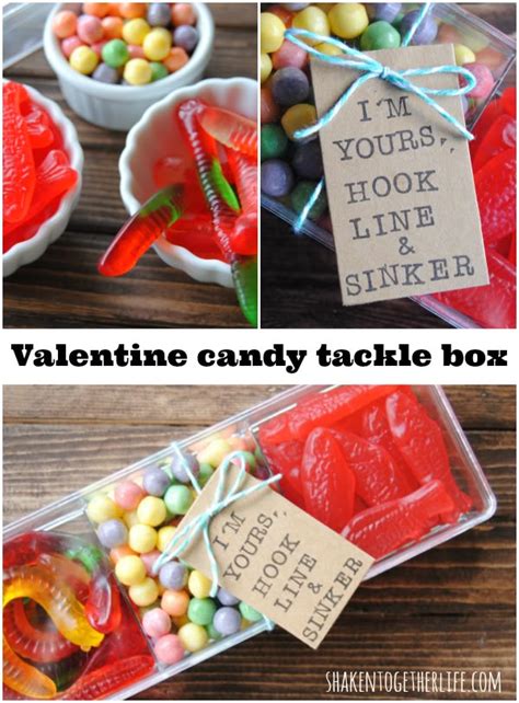 Valentine Candy Tackle Box Valentine Candy Valentine Fun Valentine