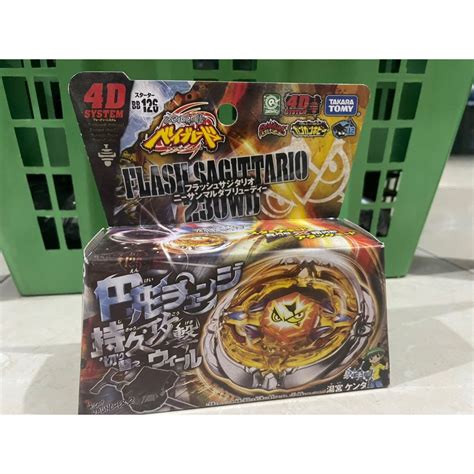 Beyblade Metal Fight Beyblade Flash Sagittarius Bb126 New Limited Edition Shopee Malaysia