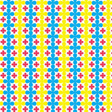 Premium Vector Flower Vector Background Pattern Design
