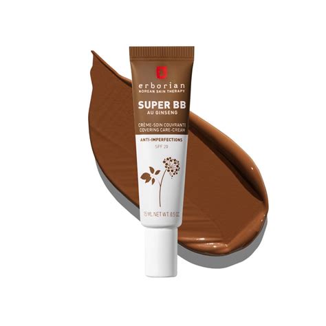 Erborian Super Bb Cream With Ginseng High Coverage Tinted Face Care