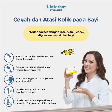 Jual Interlac Probiotik Mini Pack 30 Sachet Menjaga Kesehatan Saluran