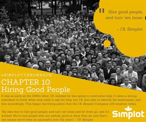 J R Simplot Company On Linkedin Cultivategoodculture Simplotthrowback Tbt