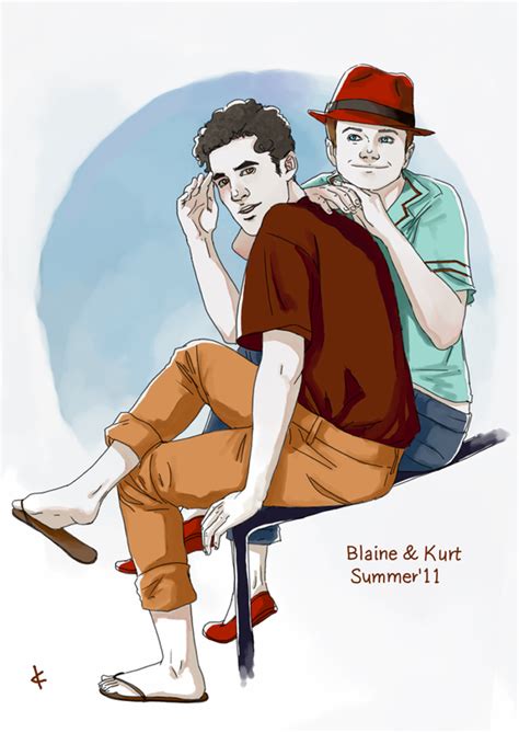 Glee Fanart Klaine Summer11 By Ninakask On Deviantart