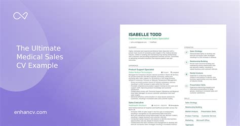 3 Medical Sales Cv Examples For 2023