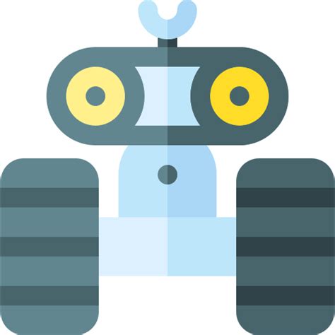 Robotics Basic Rounded Flat Icon