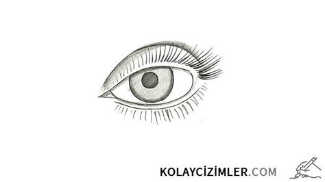 Karakalem Ile Göz Nasıl Çizilir Adım Adım Kolay Çizimler