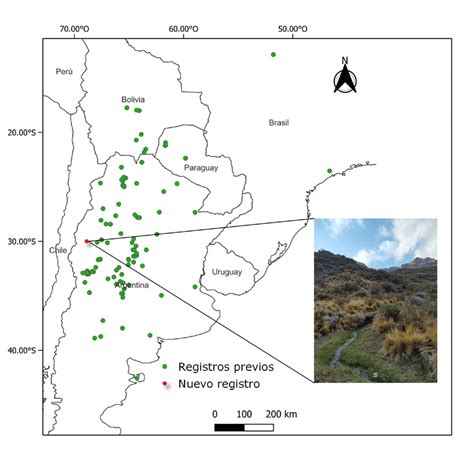 Map Showing The Distribution Of Philodryas Psammophidea Previous Download Scientific Diagram