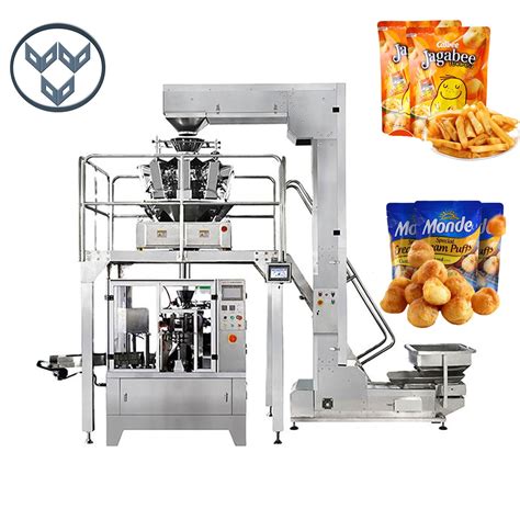 Automatic Doypack Premade Pouch Zipper Bag Nut Pistachio Walnut Cashew Chocolate Banana Potato