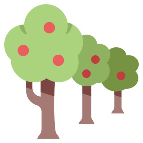Apple Tree MaxIcons Flat Icon