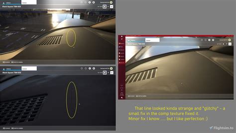 Blacksquare Tbm 850 Cockpit Fixes For Microsoft Flight Simulator Msfs