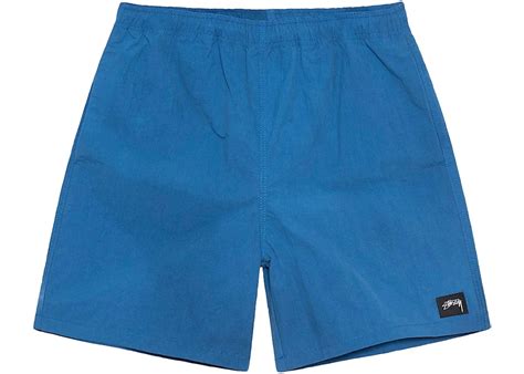 Stussy Wave Dye Nylon Short Cobalt Mens Ss24 Us