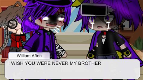 If William Afton And His Brother Vincentglitchtrap Had An Argumentfnafmy Au Dramatic