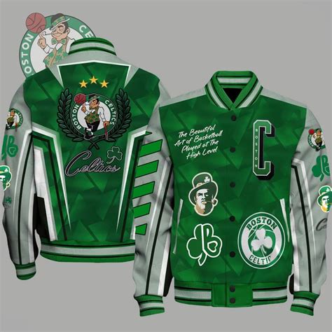Nba Boston Celtics Varsity Jacket Baseball Jacket Hearthtops Store